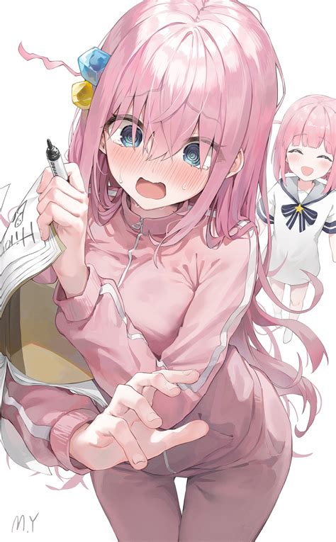 Gotoh Hitori And Gotoh Futari Bocchi The Rock Drawn By Myungyi