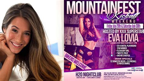 Eva Lovia Featuring In West Virginia This Weekend Avn