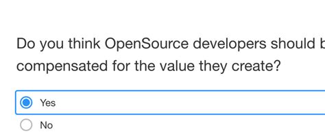 open source funding survey dev community
