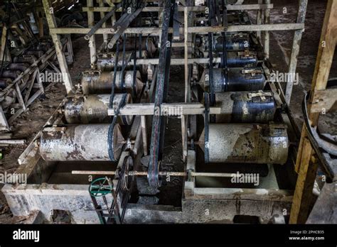 Illegal Gold Extraction In Java Indonesia Asia Stock Photo Alamy