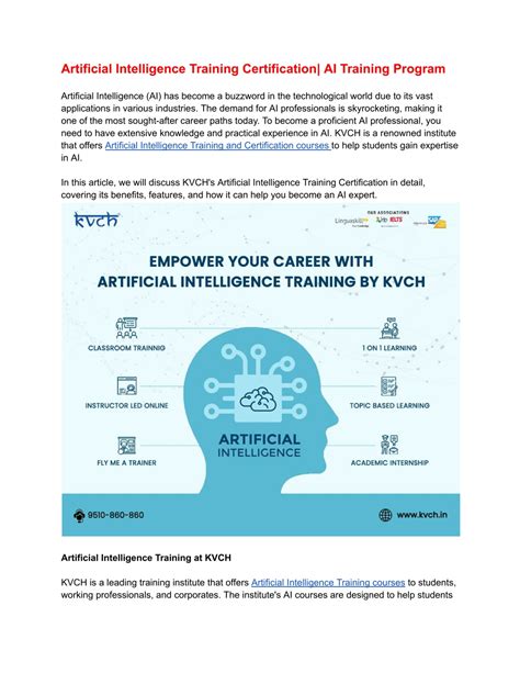 Ppt Artificial Intelligence Training Certification Ai Training Program Powerpoint