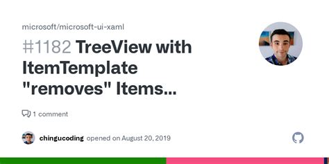 Treeview With Itemtemplate Removes Items Unexpectedly · Issue 1182 · Microsoftmicrosoft Ui
