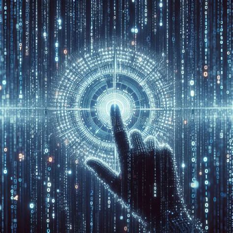 8 matrix code and ascii a digital rain of matrix code characters f stock
