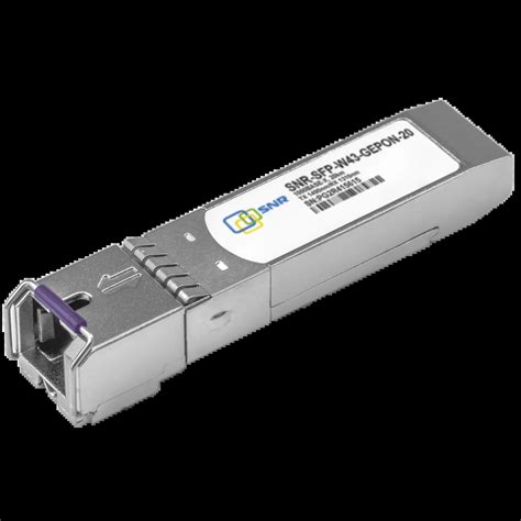 Модуль SFP WDM GEPON, дальность до 20км (32dB), Tx/Rx: 1490/1310нм ...