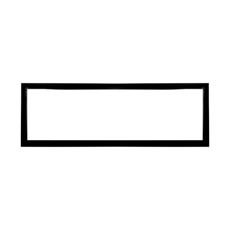 Grunge Rectangular Frame Stamp Ink Empty Black Box Rectangular Border Vector Illustration