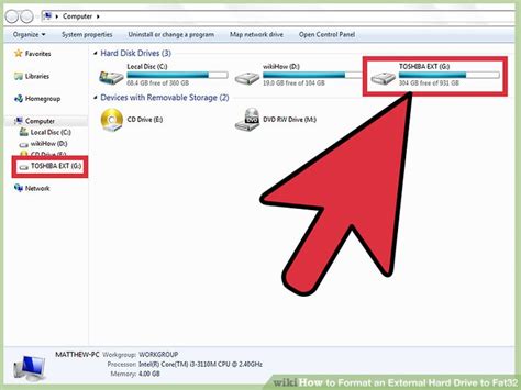 How To Format An External Hard Drive To Fat Steps