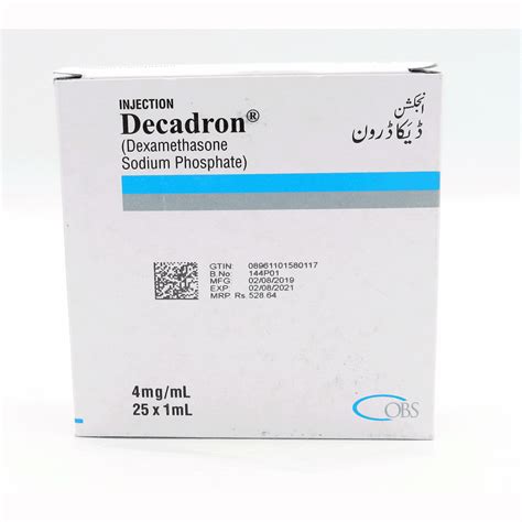 Decadron Injection 4mg 5ml Medimartpk