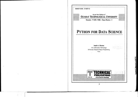 Python For Data Science 3150713 GTU Studocu