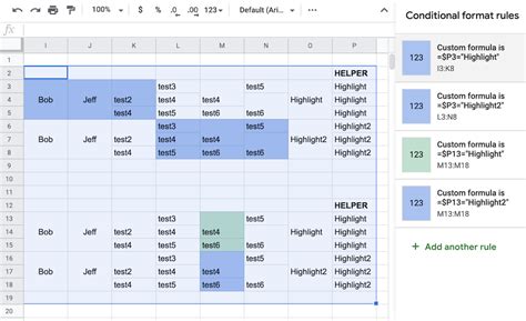 Google Sheets Conditional Formatting On Merged Cells Web Applications Stack Exchange