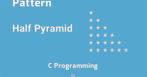 C Program To Print Half Pyramid Using