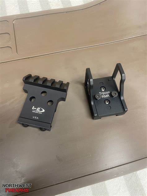 New Ams Machine Trijicon Rmr Picatinny Mount And Extended 45° Accessory Rail Northwest Firearms