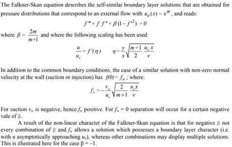 The Falkner Skan Equation Describes The Self Similar