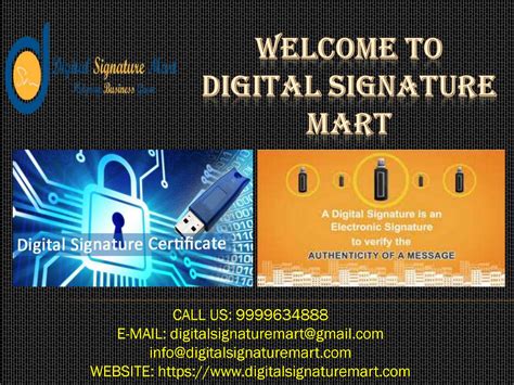 Buy Digital Signature Certificate Online By Digital Signature Mart Issuu