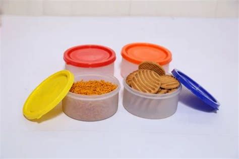 Plastic Dabbi At ₹ 68piece Plastic Round Container In New Delhi Id 19031538855