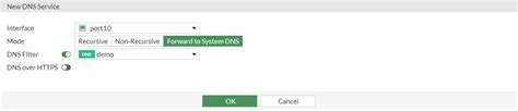 Applying Dns Filter To Fortigate Dns Server Fortigate Fortios 7 2 4