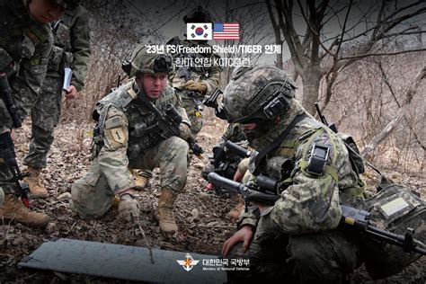 국방부 트위터 대변인 On Twitter 육군 최초로 미군 대대급 부대가 참가하여 전문대항군연대와 교전하는 ‘한미 연합 Kctc 훈련이 강원도 인제에 있는 육군과학화