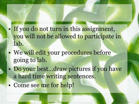 ppt you need your lab notebook powerpoint presentation free