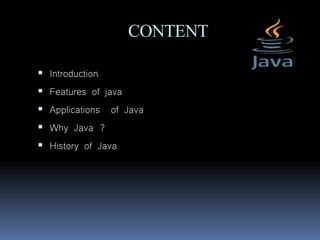JAVA PRESENTATION Pptx Programming Languages Computing