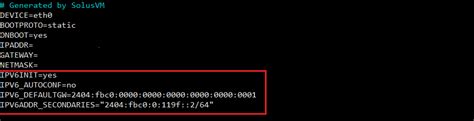 Ubuntu Debian CentOS IPv Network Configuration GreenCloud Documentation