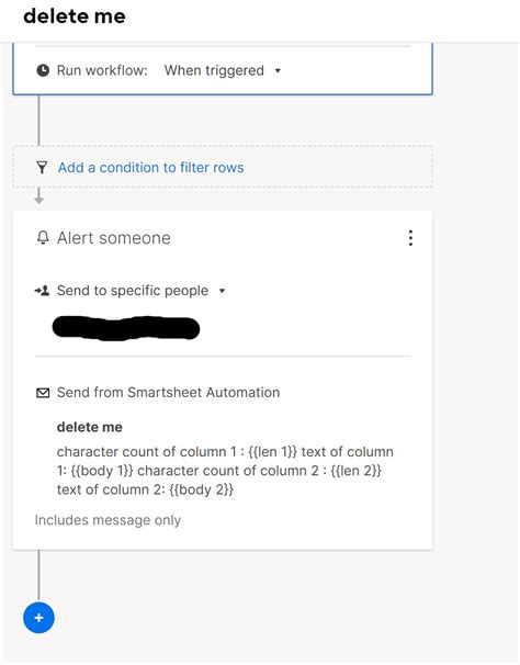 increase character limit on email automations smartsheet community