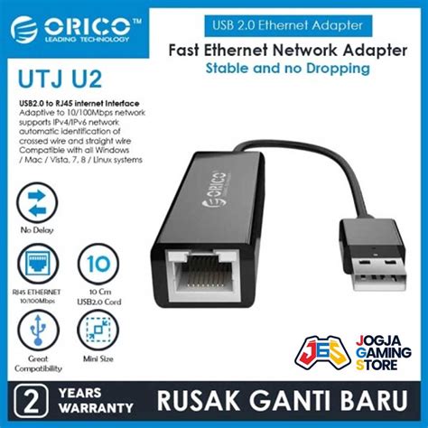 Jual Orico LAN To USB UTJ U USB Fast Ethernet Network Adapter Shopee Indonesia