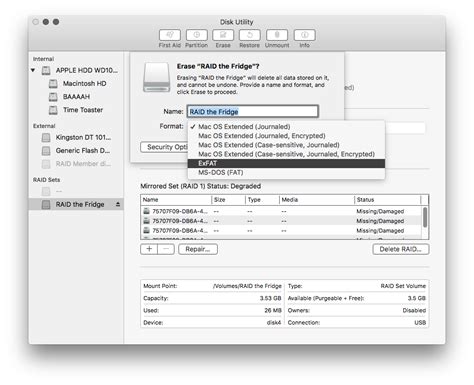 Hard Drive How To Create ExFAT Or NTFS RAID 1 Ask Different
