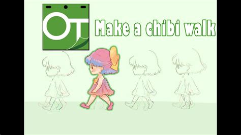 making a chibi character walk with opentoonz tutorial youtube