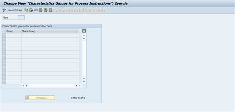 O C SAP Tcode Release Characteristic Group For Procurement Instruction