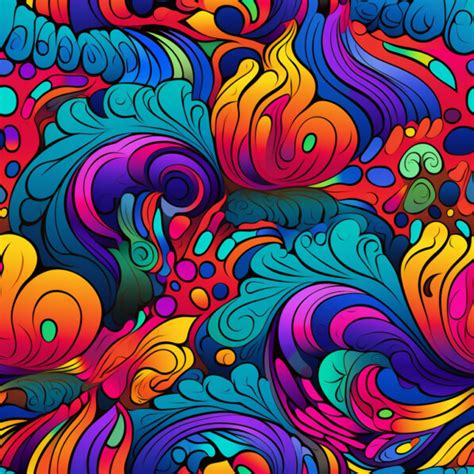 Download Vibrant Abstract Design With Swirling Colors Patterns Online Creative Fabrica