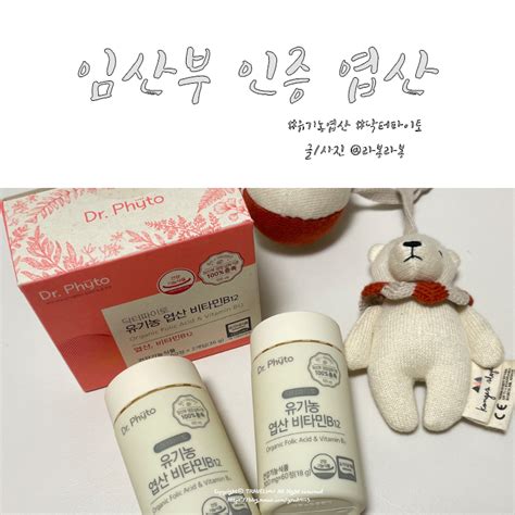 임산부 엽산 영양제 인증 받았는지 확인해요 네이버 블로그