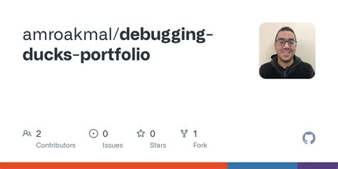 Github Amroakmaldebugging Ducks Portfolio