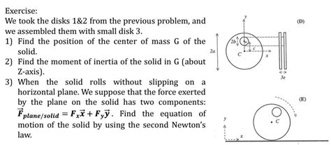 Solved Exercise We Took The Disks From The Previous Chegg Com