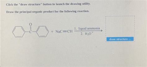 Solved Click The Draw Structure Button To Launch The Chegg