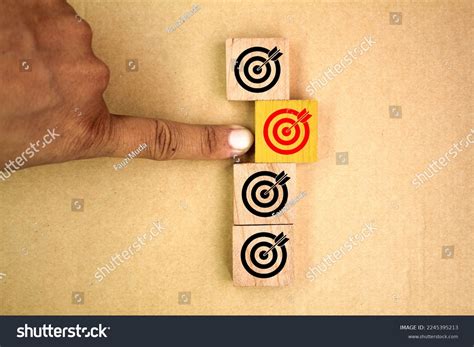 Finger Separates Incorrect Target Correct Target Stock Photo Shutterstock