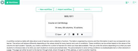 55 Create An Empty Workflow — Ontask 110 Documentation