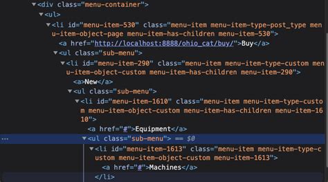 Navigation Give Custom Class Names To WP Nav Sub Menu WordPress Development Stack Exchange