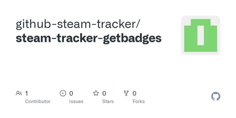 GitHub Github Steam Tracker Steam Tracker Getbadges