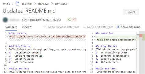 還原變更並尋找 wiki 頁面歷程記錄 azure devops microsoft learn