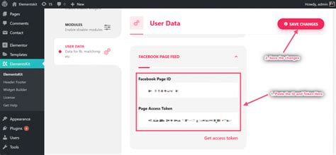 how to get facebook long lived user access token wpmet