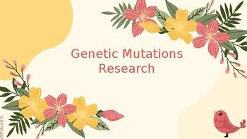 Genetic Mutations Research By Go Forth And Do Science TPT