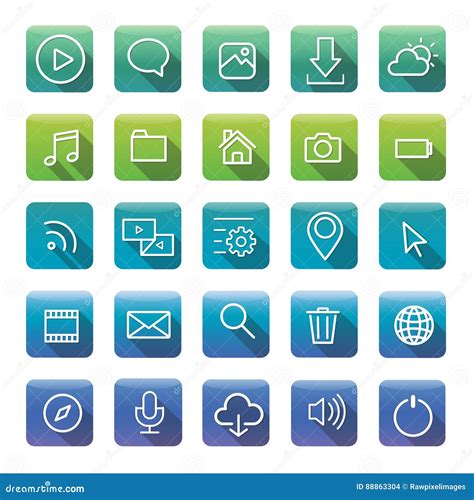 Technology Digital Device Icon Vector Concept Stock Vector