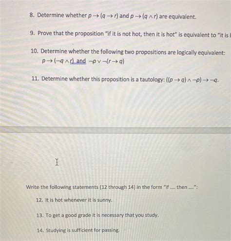 Determine Whether P Qr And P Qr Are Chegg
