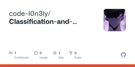 GitHub Code L N Ly Classification And Hypothesis Testing