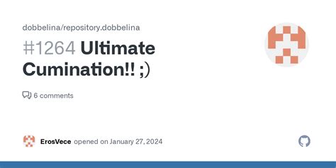 Ultimate Cumination · Issue 1264 · Dobbelinarepositorydobbelina