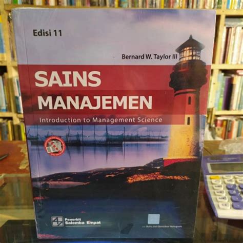 Jual Sains Manajemen Introduction to Management Science Edisi 11 ...