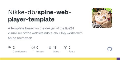 Github Nikke Dbspine Web Player Template A Template Based On The