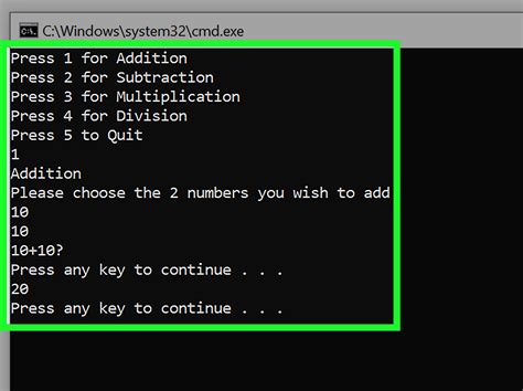 How To Make A Command Prompt Calculator 6 Steps With Pictures