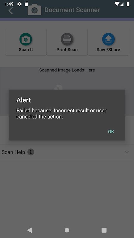 Document Scan Fails In Android · Issue 76 · Neutrinosplatformcordova