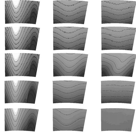 Time Averaged Non Dimensional Static Pressure Fields Pp 1acl For The