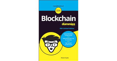 Blockchain For Dummies By Manav Gupta